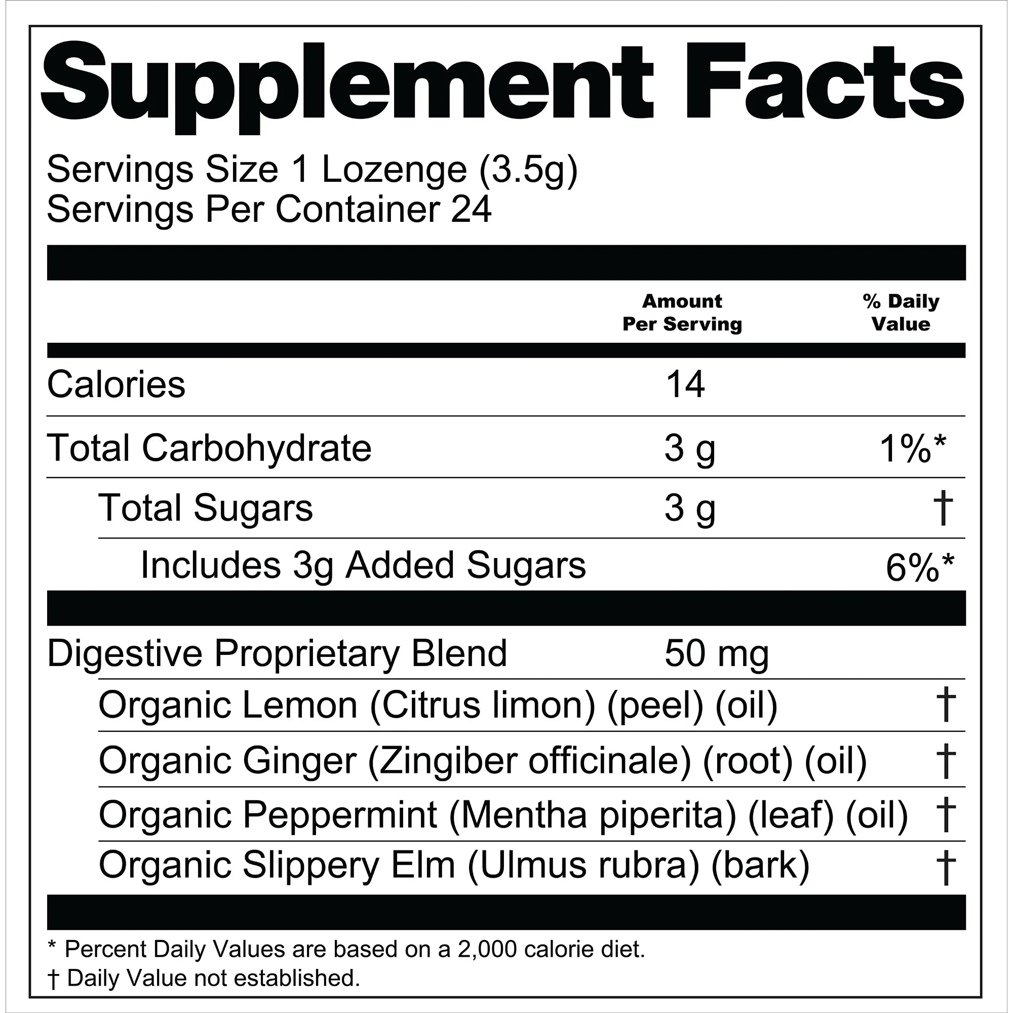 Digestive Blend™ Lozenges | Organic Digestive Comfort Nausea Support ...